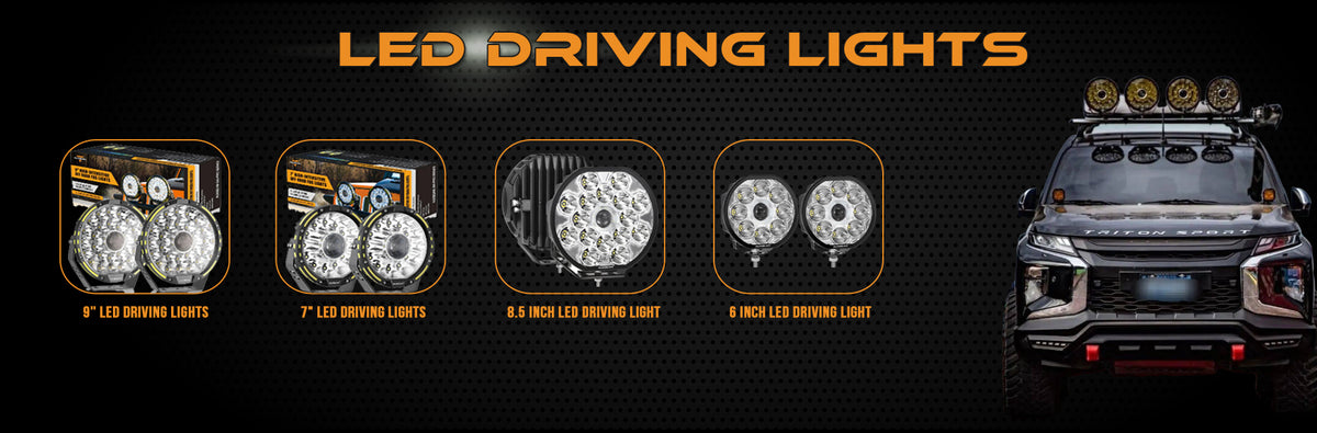 Buy 9 Inch LED Driving Light Online | Auxbeam India