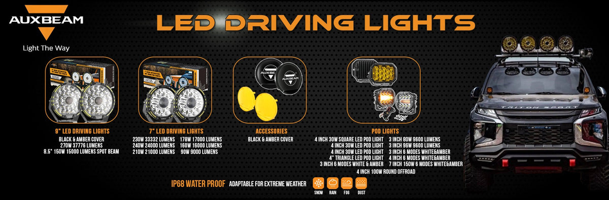Buy Auxbeam 360 Pro Series LED Driving Lights