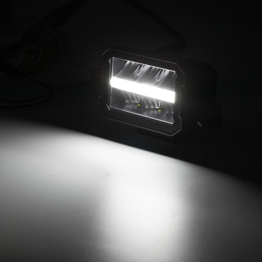 4.5 Inch 120W LED Pod Light with White and Amber DRL