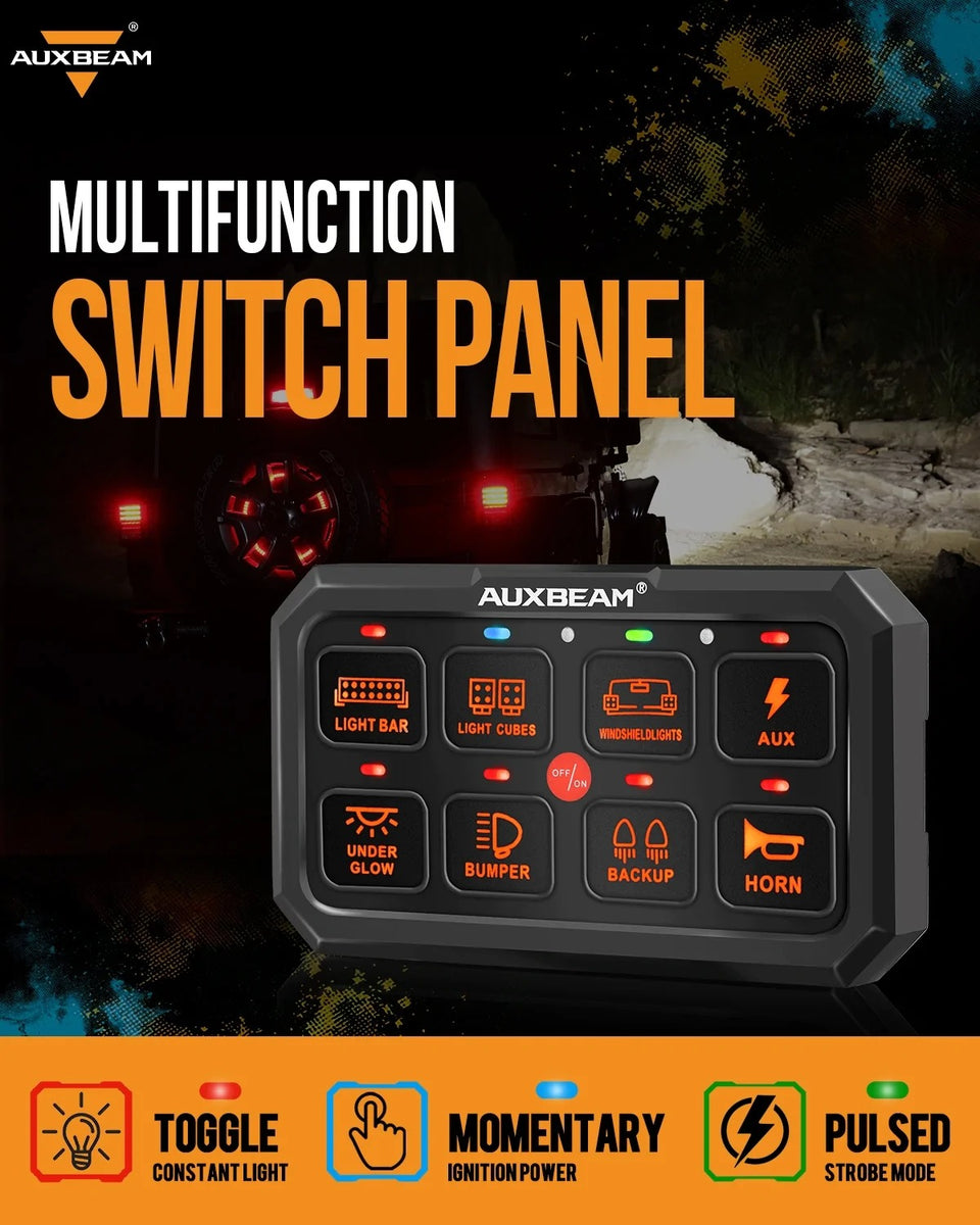 XL Series Larger Size Switch Panel | Auxbeam